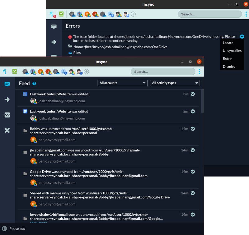 Manage Your Files - Cloud Browser - Insync
